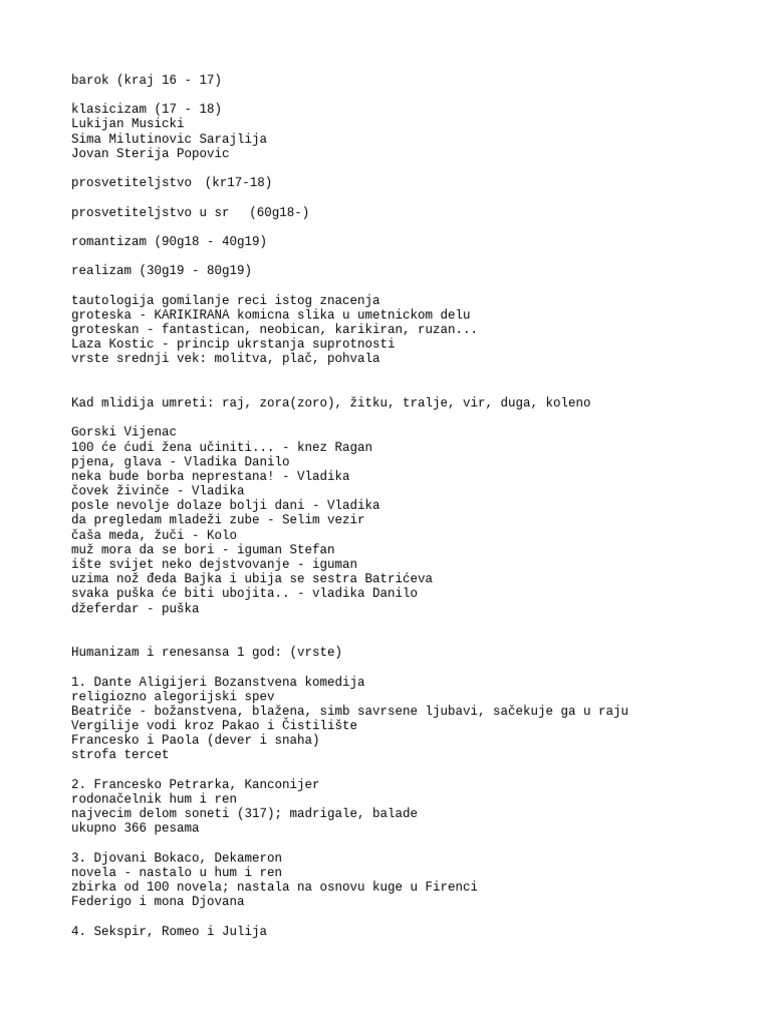 Takmicenje Beleske | PDF