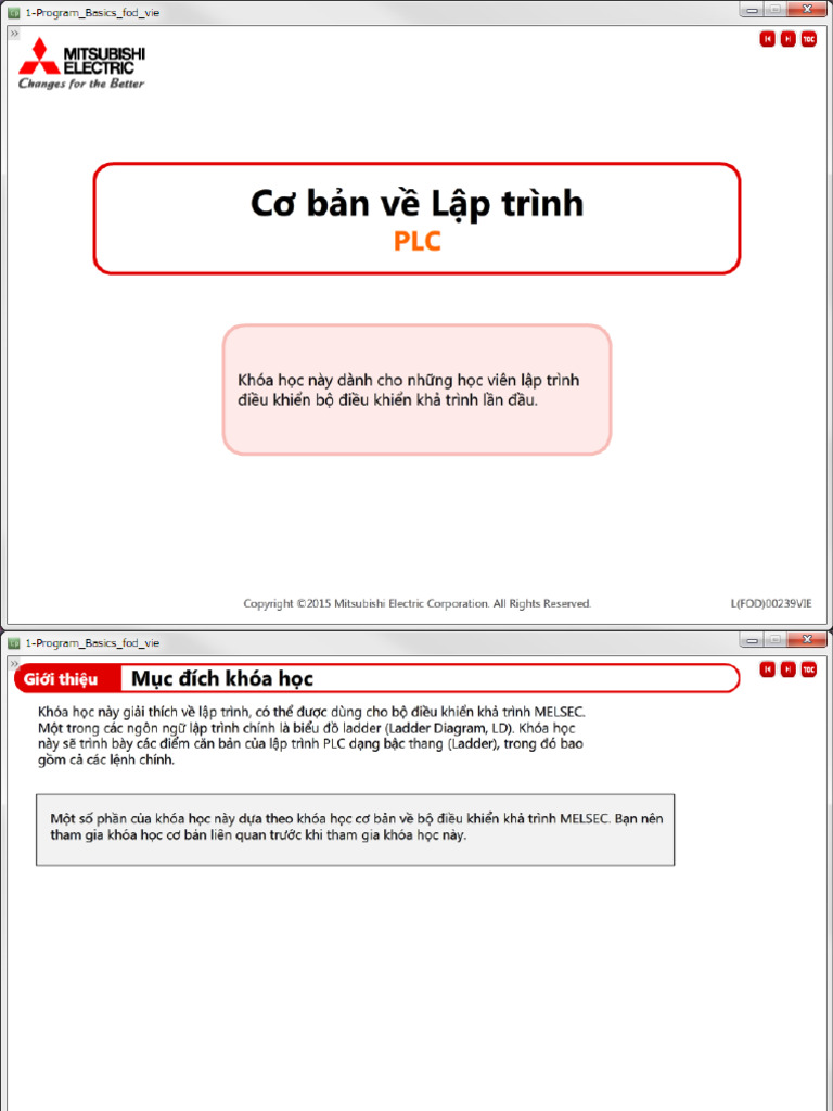 Huong Dan Lap Trinh PLC Mitsubishi Co Ban | PDF
