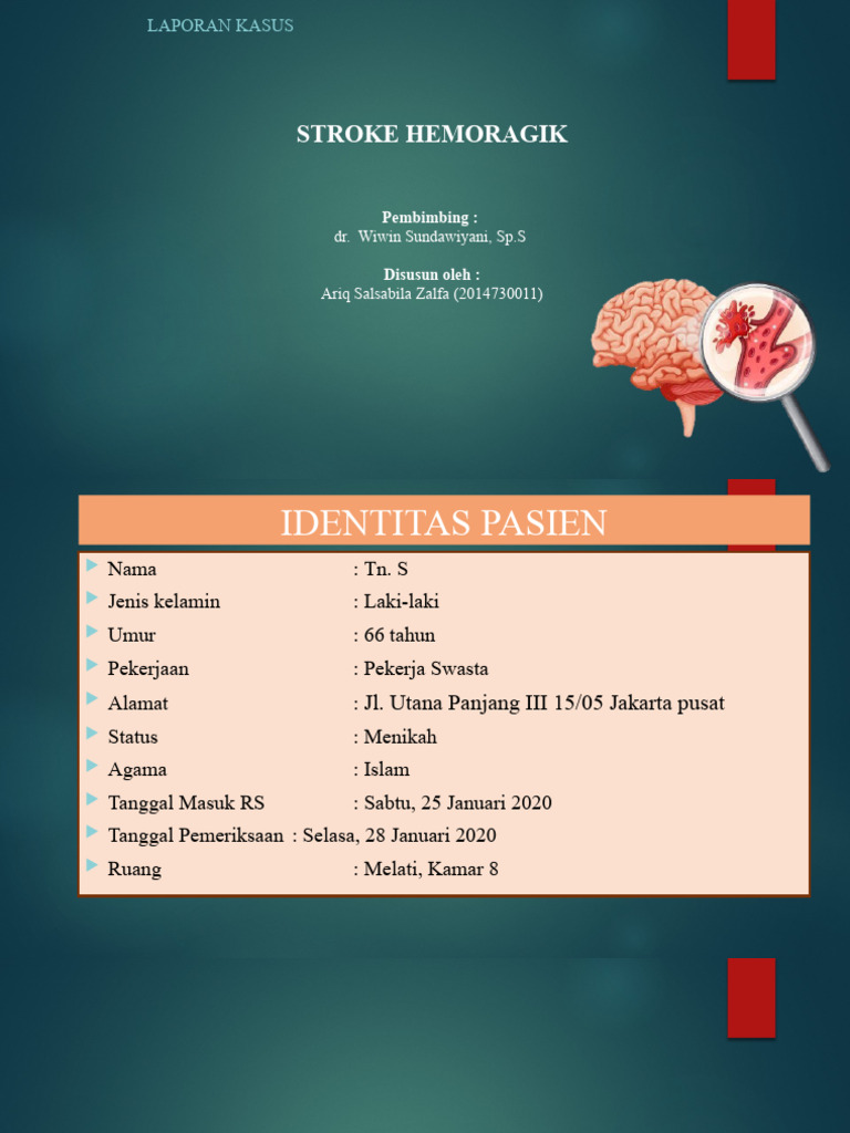 LAPKAS STROKE HEMORAGIK Boy | PDF