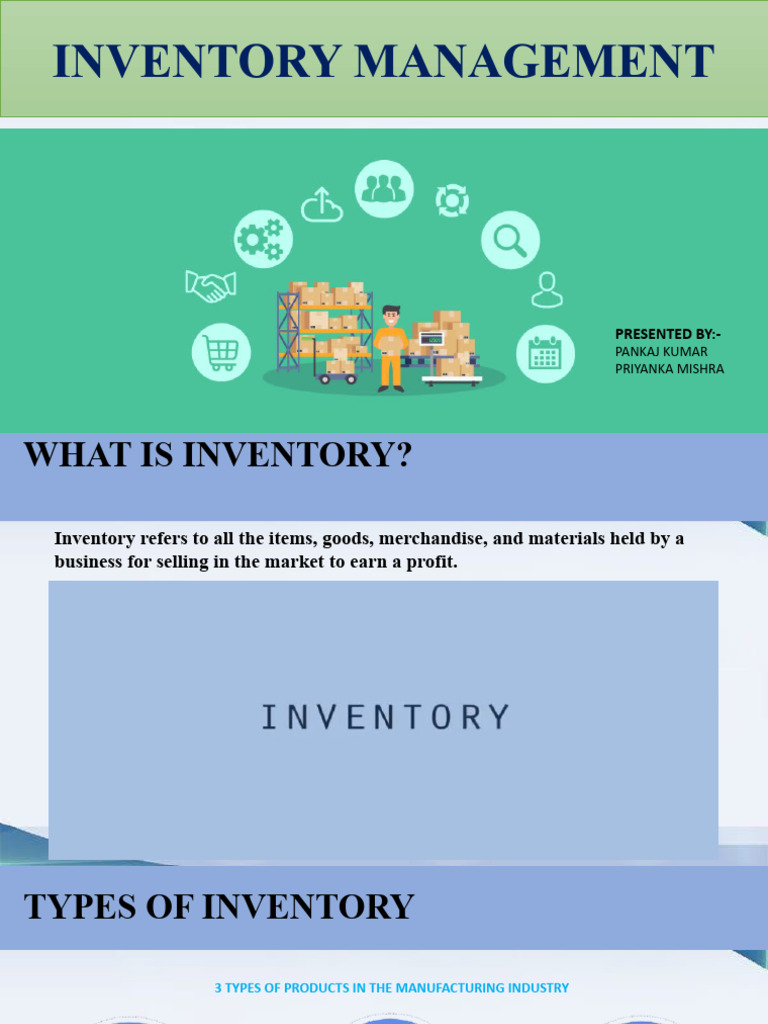 Inventory Management | PDF | Inventory | Lean Manufacturing