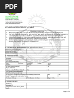 Tshwane Employment Application Form | PDF | Recruitment | Social ...