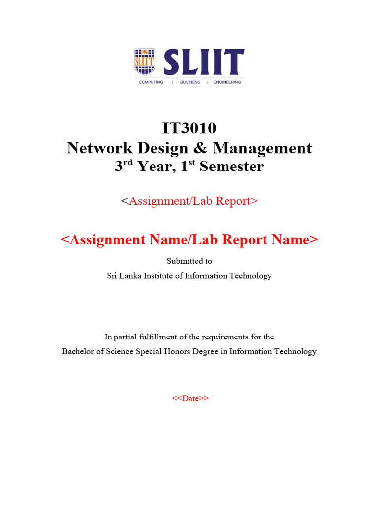 AssignmentLab Report Cover Page | PDF | Plagiarism