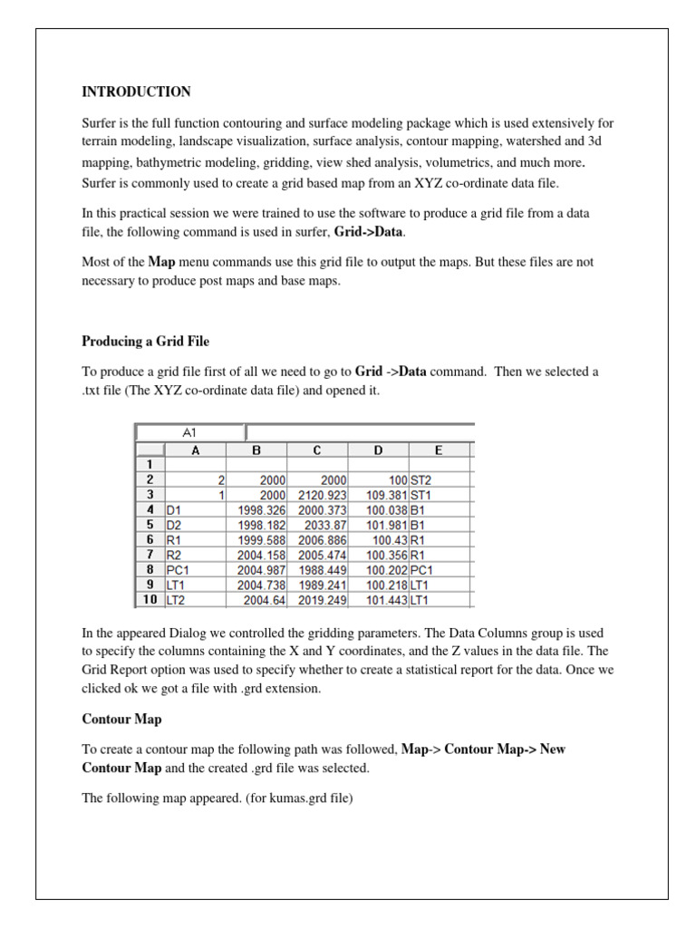 Contour Map | Download Free PDF | Errors And Residuals | Statistical Analysis