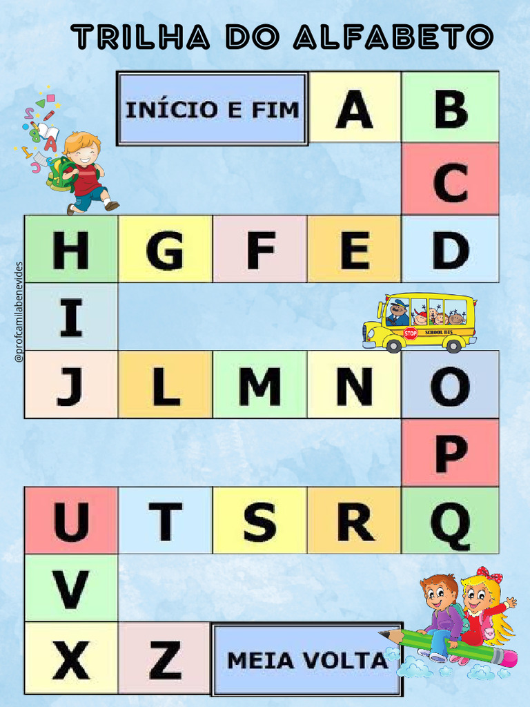 Trilha Do Alfabeto @profcamilabenevides 20240103 193239 0000 | PDF ...