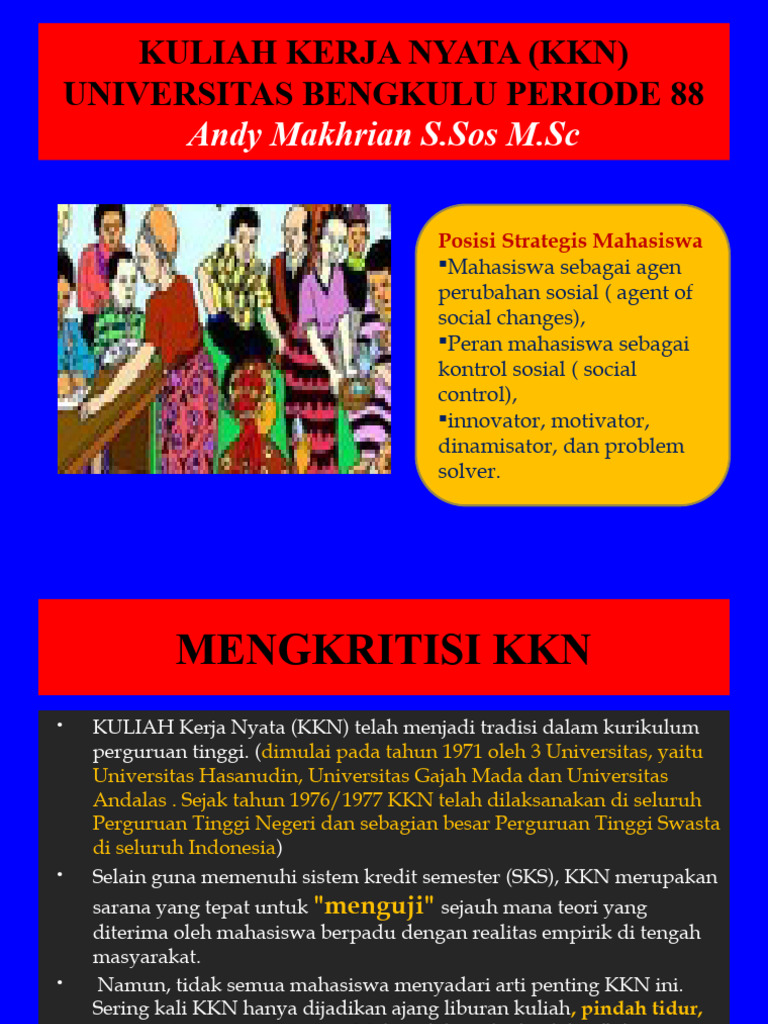 Peranan Mahasiswa KKN | PDF | Karier & Perkembangan