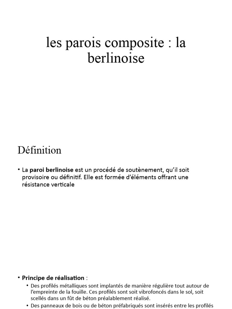 les parois composite | PDF | Ingénierie civile | Génie du bâtiment