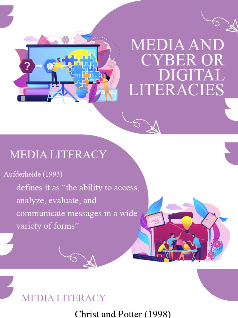 Media and Cyber or Digital Literacy | PDF | Literacy | Information Literacy