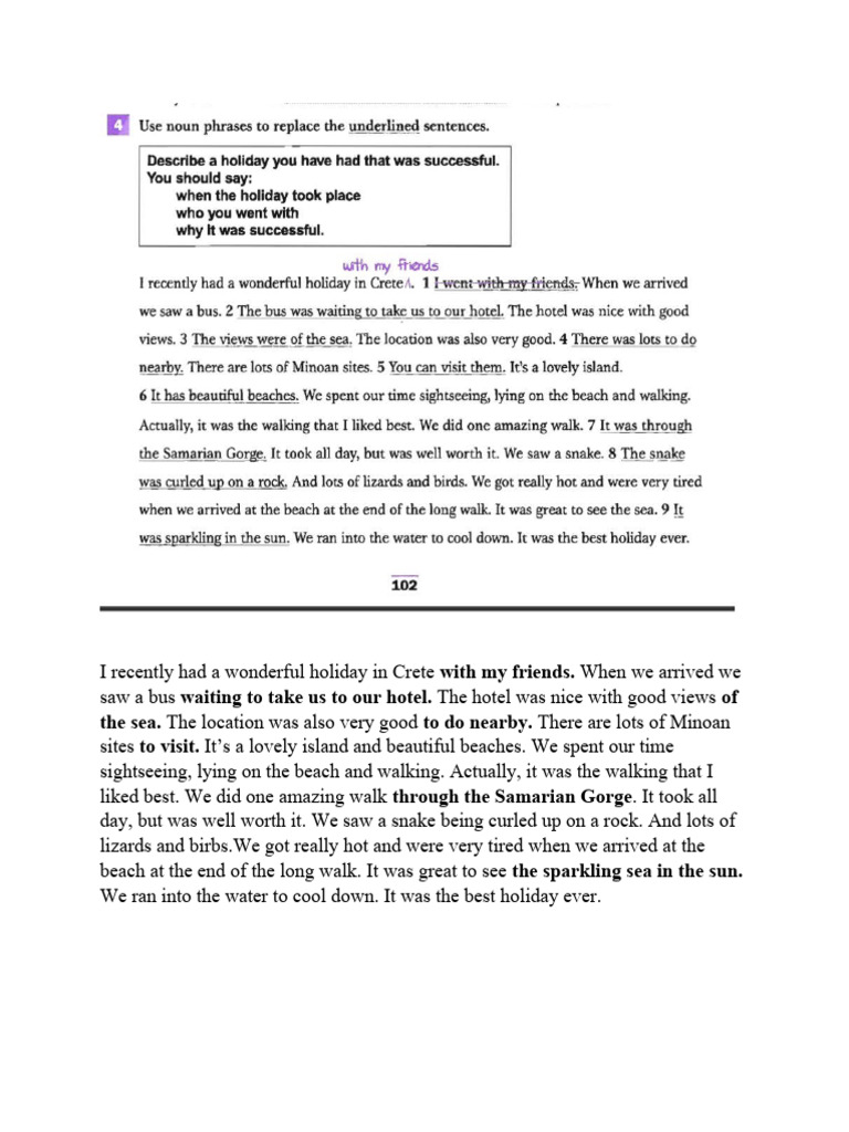 Speaking Part 2 (Describe) | PDF