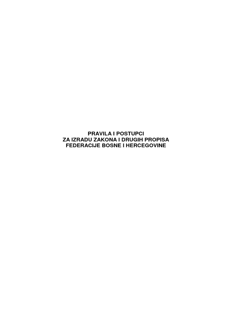 Pravila I Postupci | PDF