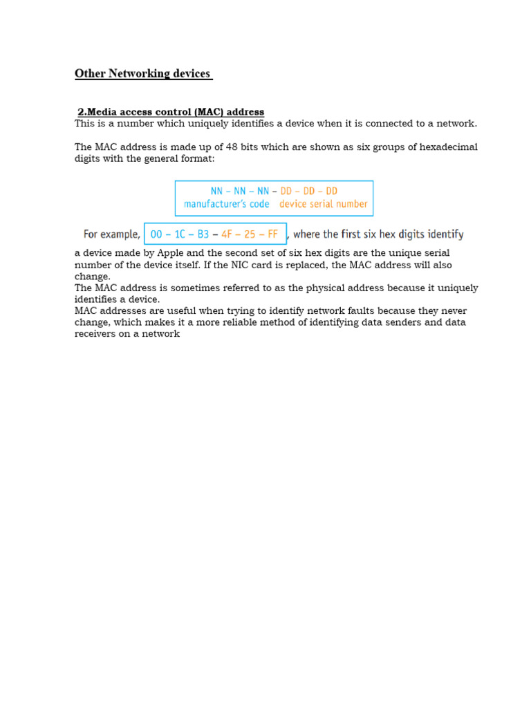 Other Networking Devices | PDF | Router (Computing) | Computer Network