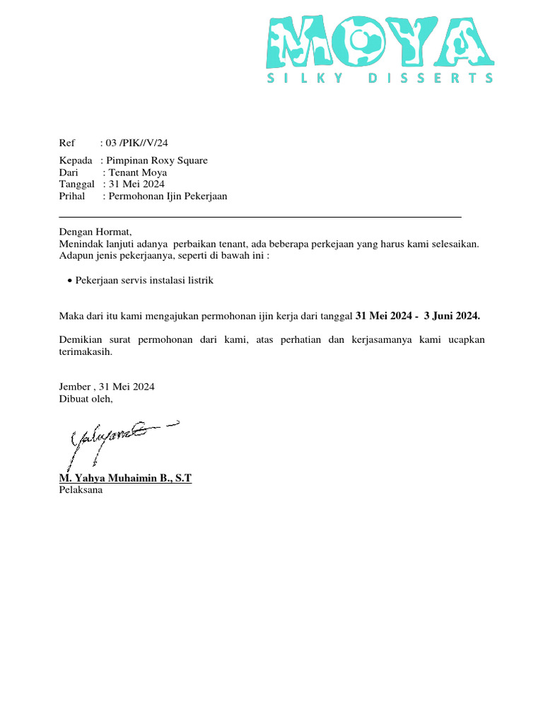 permohonan_ijin_kerja_moya-1 | PDF