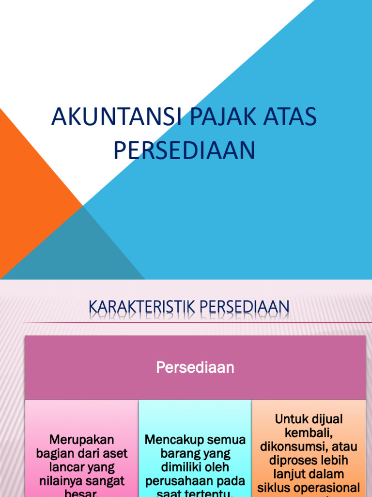 Akuntansi Pajak Persediaan: Sistem & Contoh | PDF