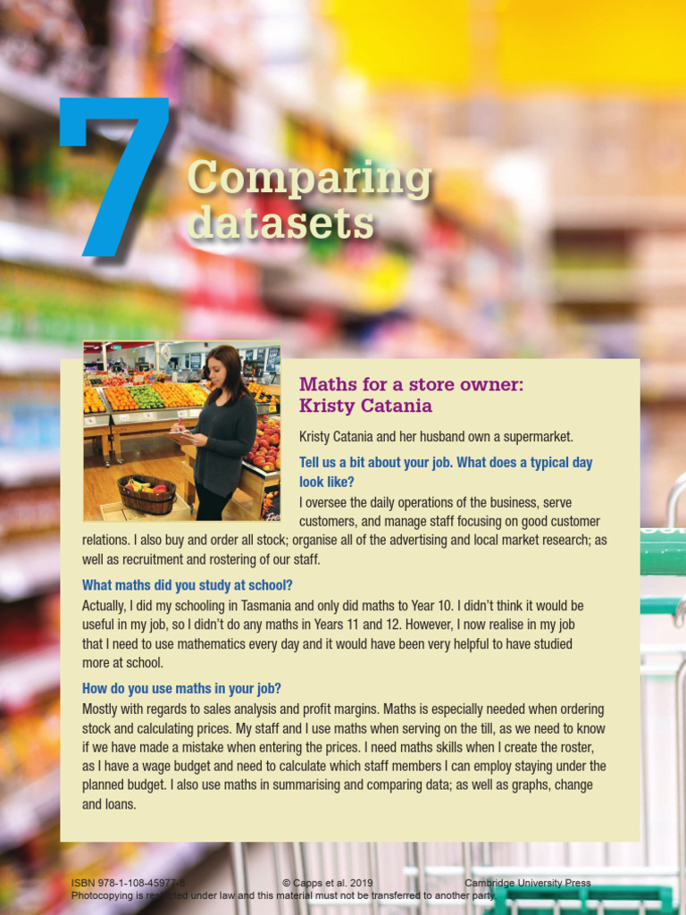 Chapter 7 Comparing Datasets Pdf 