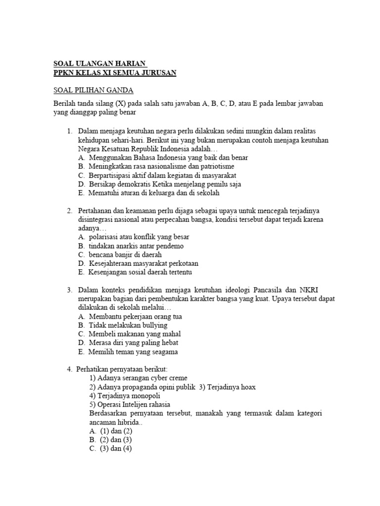 Latihan Soal Ass | PDF