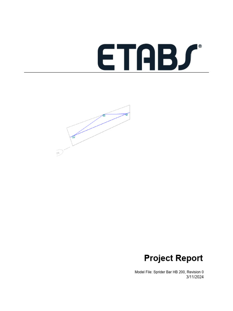 ETABS 20.2.0-Report Viewer Spreader Bar HB200 | PDF | Beam (Structure ...