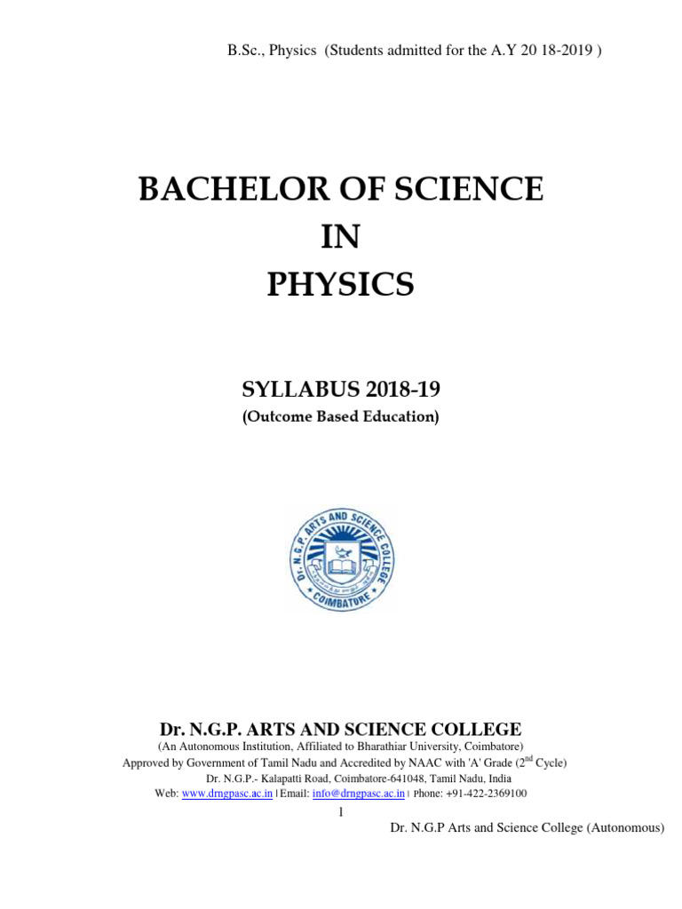 B.SC - Physics - Elements of Modern Physics | PDF | Force | Angular ...