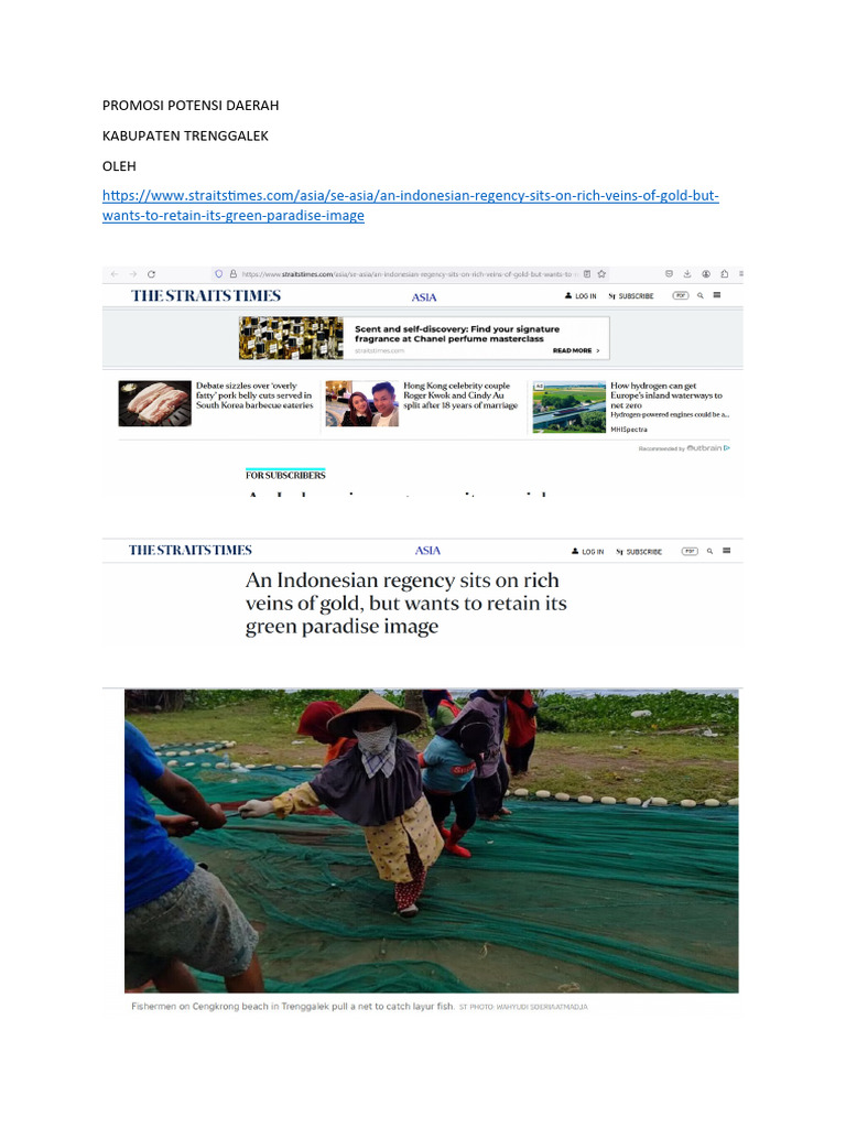 Majalah Street Time Promosi Potensi Daerah | PDF | Mining | Natural Environment