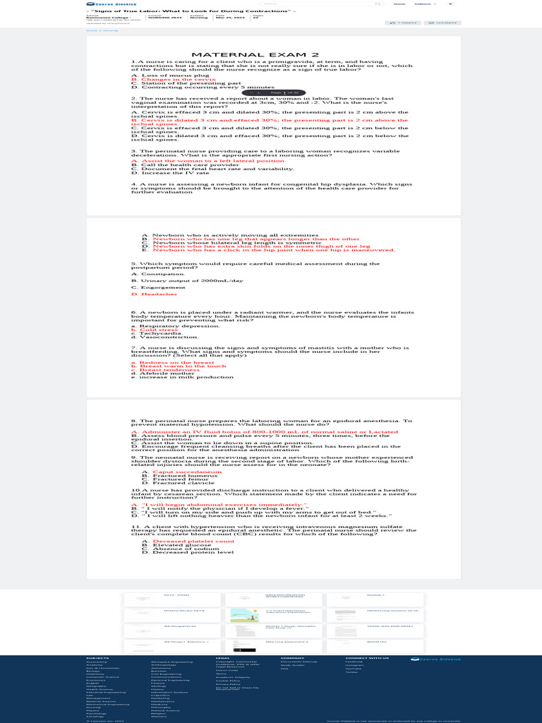 Signs of True Labor - What To Look For During Contractions - Course ...
