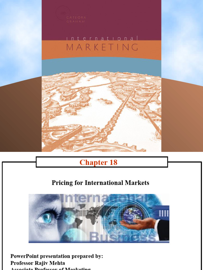 Chap 018 Cateora 12 e | PDF | Pricing | Dumping (Pricing Policy)