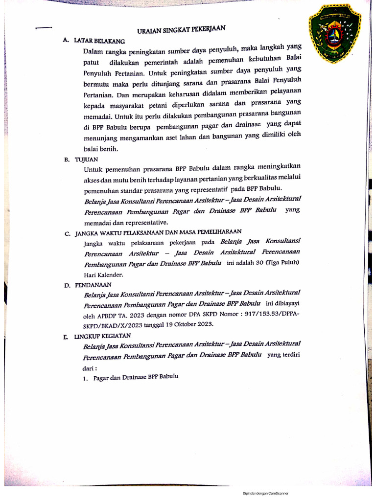 Uraian Singkat BPP | PDF