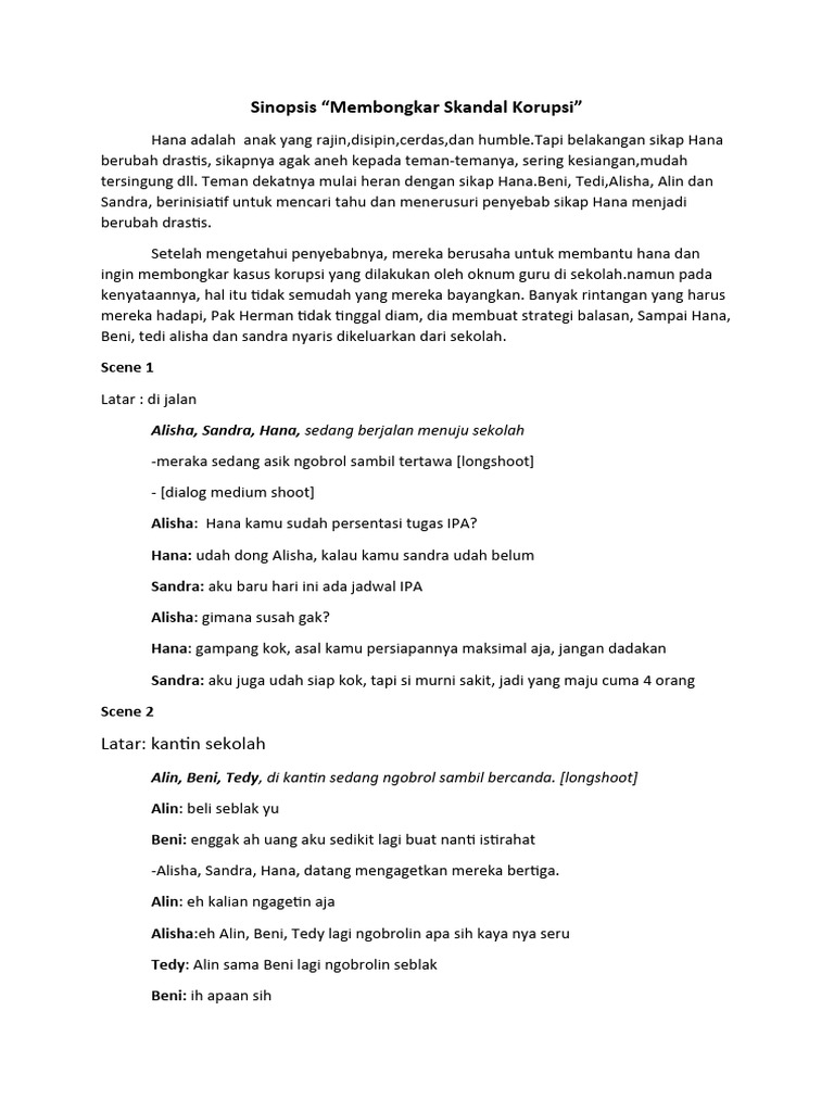 Script Lomba KPK | PDF | Puisi