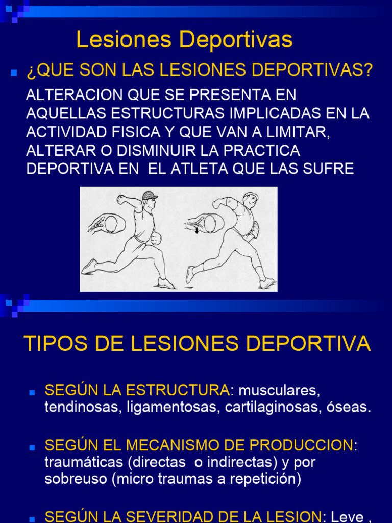 Lesiones Deportivas | PDF | Hombro | Sistema musculoesquelético