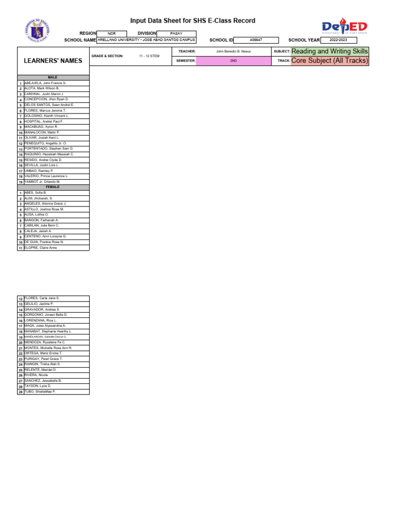 11 STEM 12 COG 2nd Sem. | PDF | Learning Methods | Pedagogy