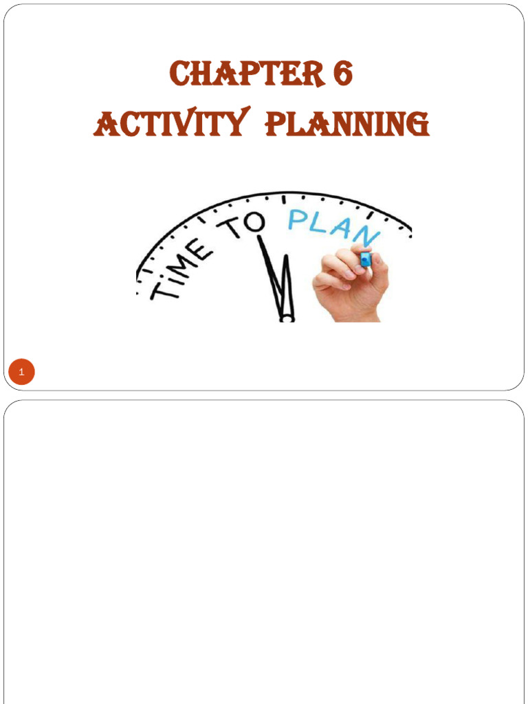 Unit4 Chapter 6 Activity Planning | PDF | Computing