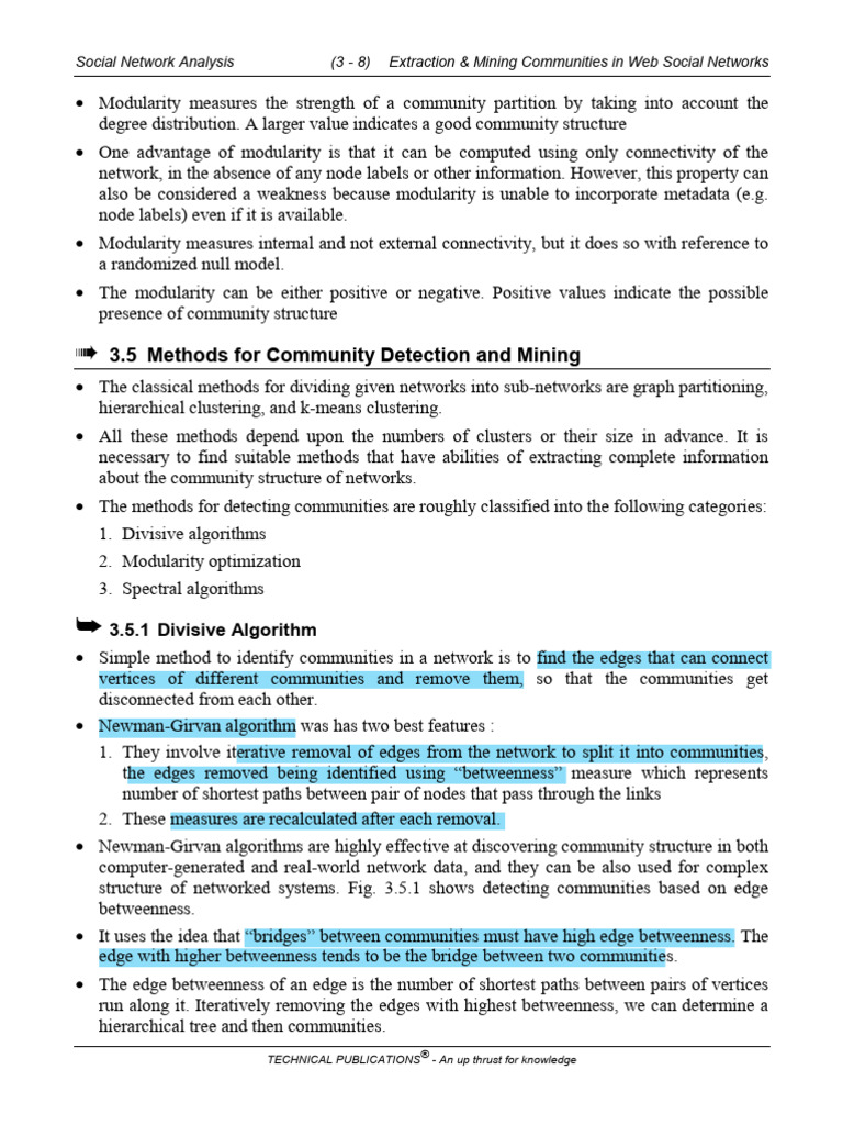 3 Community Detection Methods And Mining Pdf Cluster Analysis