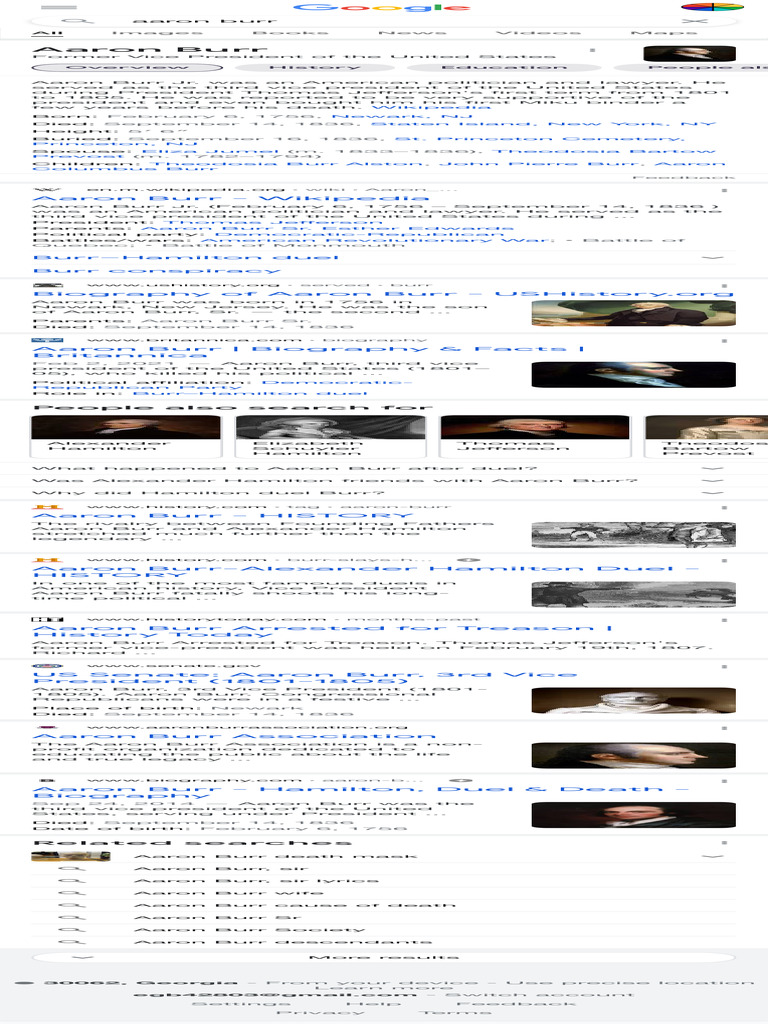 Aaron Burr: 3rd U.S. Vice President | PDF