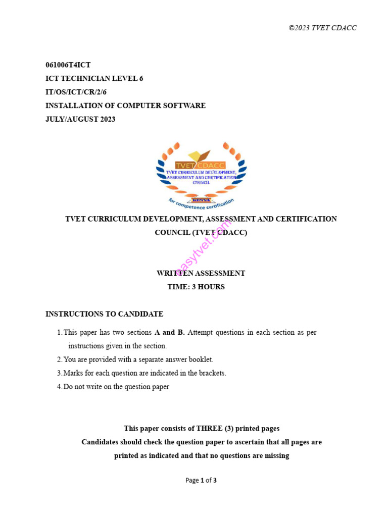 Past paper | PDF | Operating System | Computer Data Storage