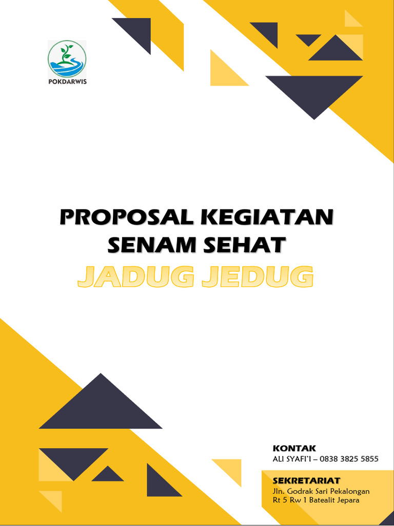 Proposal Kegiatan Senam | PDF