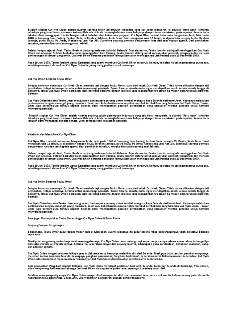 CUT NYAK DIEN | PDF