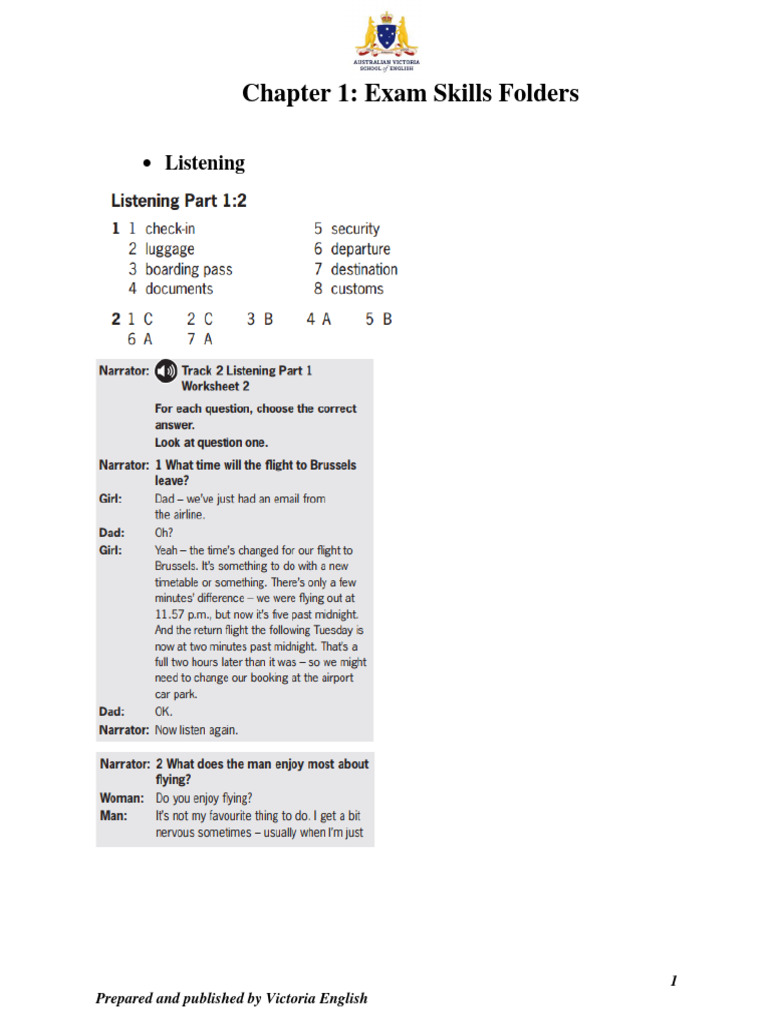 B1 Intensive Keys | PDF