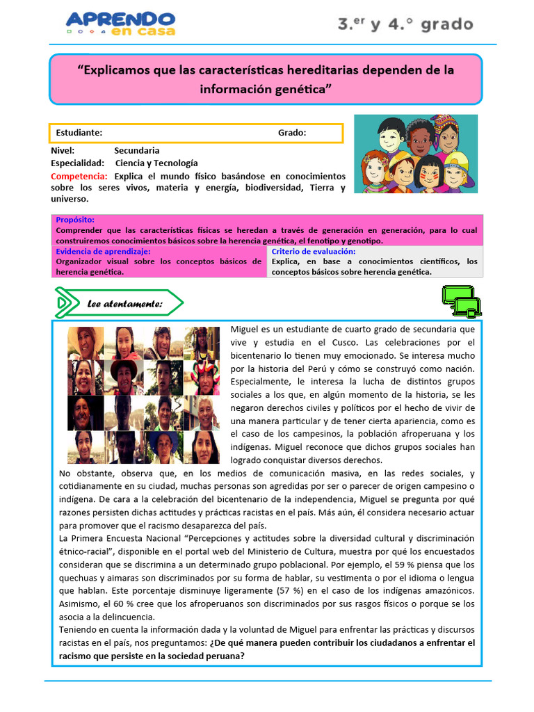 1_ficha_CICLO VII_sem1_exp2_ct | Descargar gratis PDF | Racismo ...