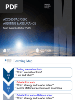 SUBSTANTIVE DESIGN_ Design Substantive Procedures | PDF | Audit | Business