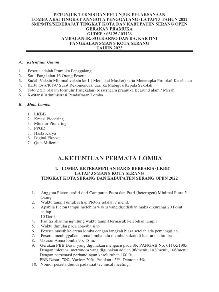 Latap 3 Juknis | PDF