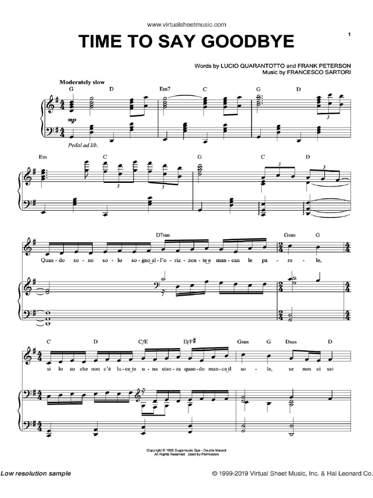 Time to say goodbye | PDF