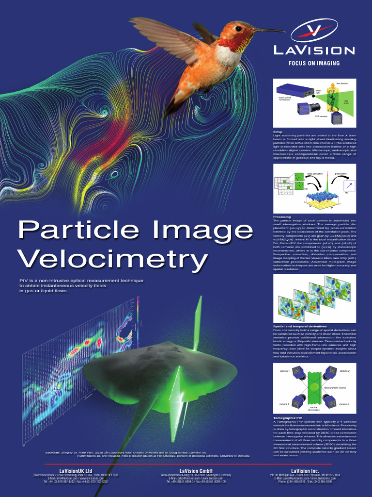 PIV poster_new | Download Free PDF | Physics | Metrology