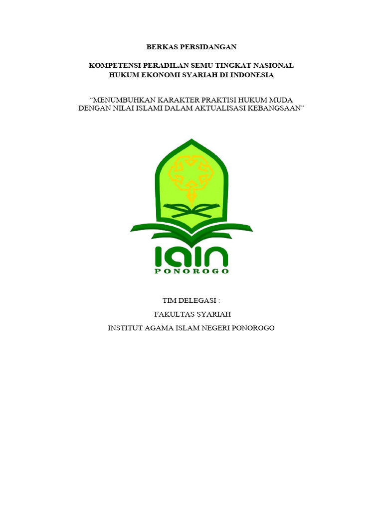 Berkas Persidangan | PDF