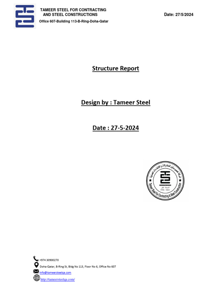 Full Design Report | Download Free PDF | Structural Load | Civil Engineering