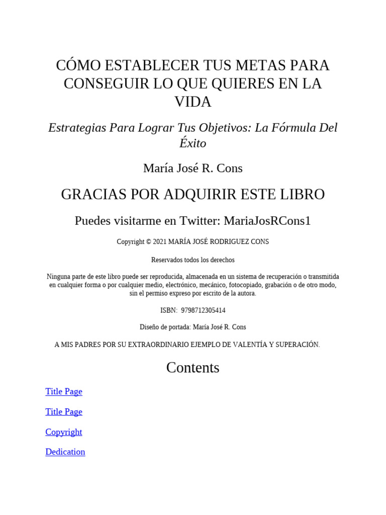 Cómo Establecer Tus Metas para Conseguir Lo Que Quieres en La Vida ...