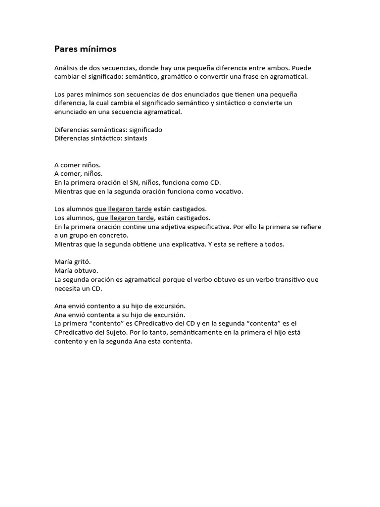 Pares Mínimos | PDF