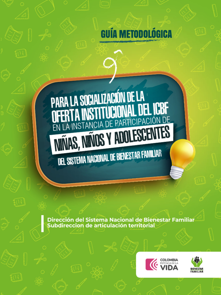 Oferta Institucional Del Icbf | PDF | Educación de la primera infancia | Nutrición