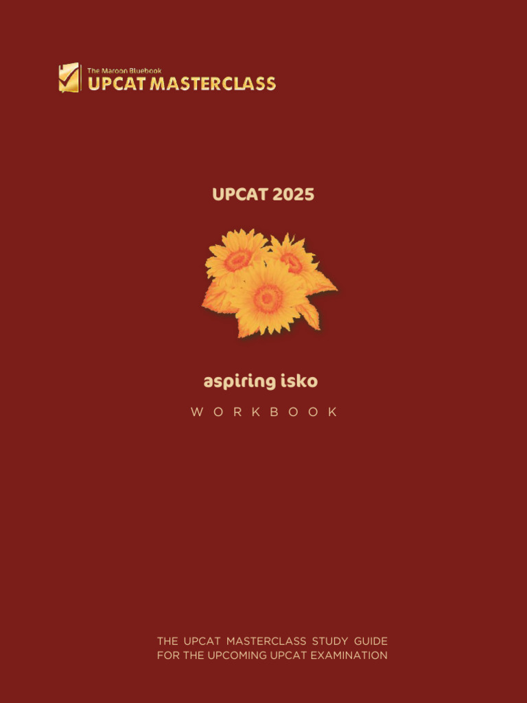 UPCAT Masterclass Workbook | PDF | Function (Mathematics) | Force UPCAT Masterclass Workbook | PDF | Function (Mathematics) | Force