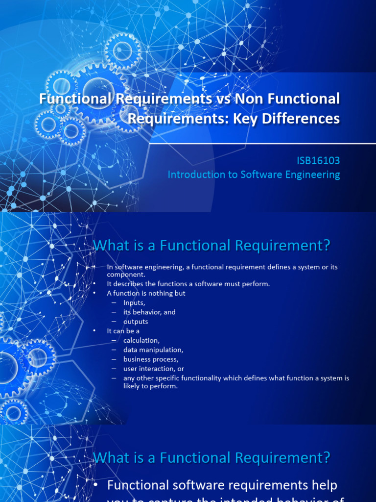 04 Chap 3 - FR Vs NFR | PDF | System | Software