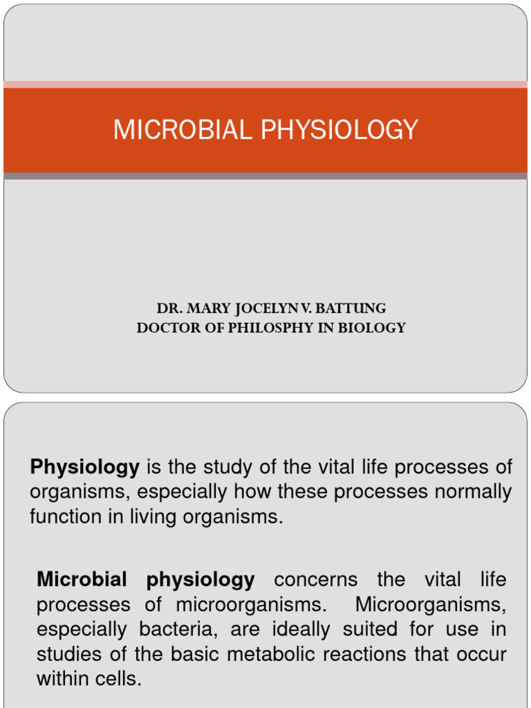 Microbial Physiology | PDF | Metabolism | Nutrition