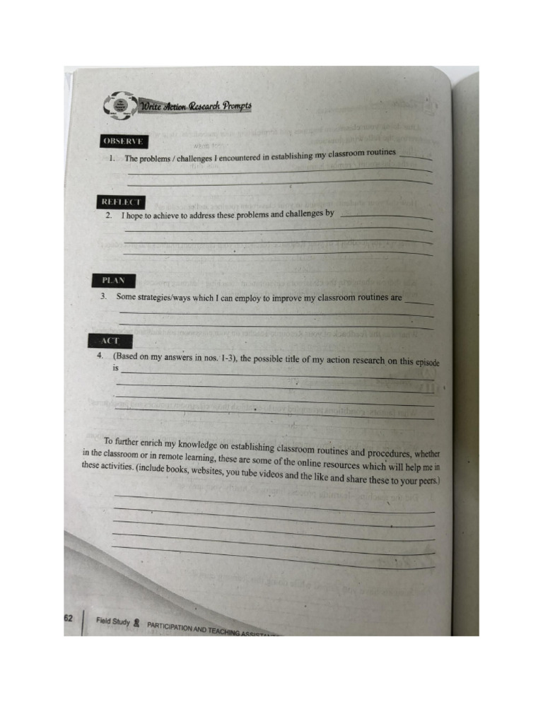 Observation Guide 7 | PDF