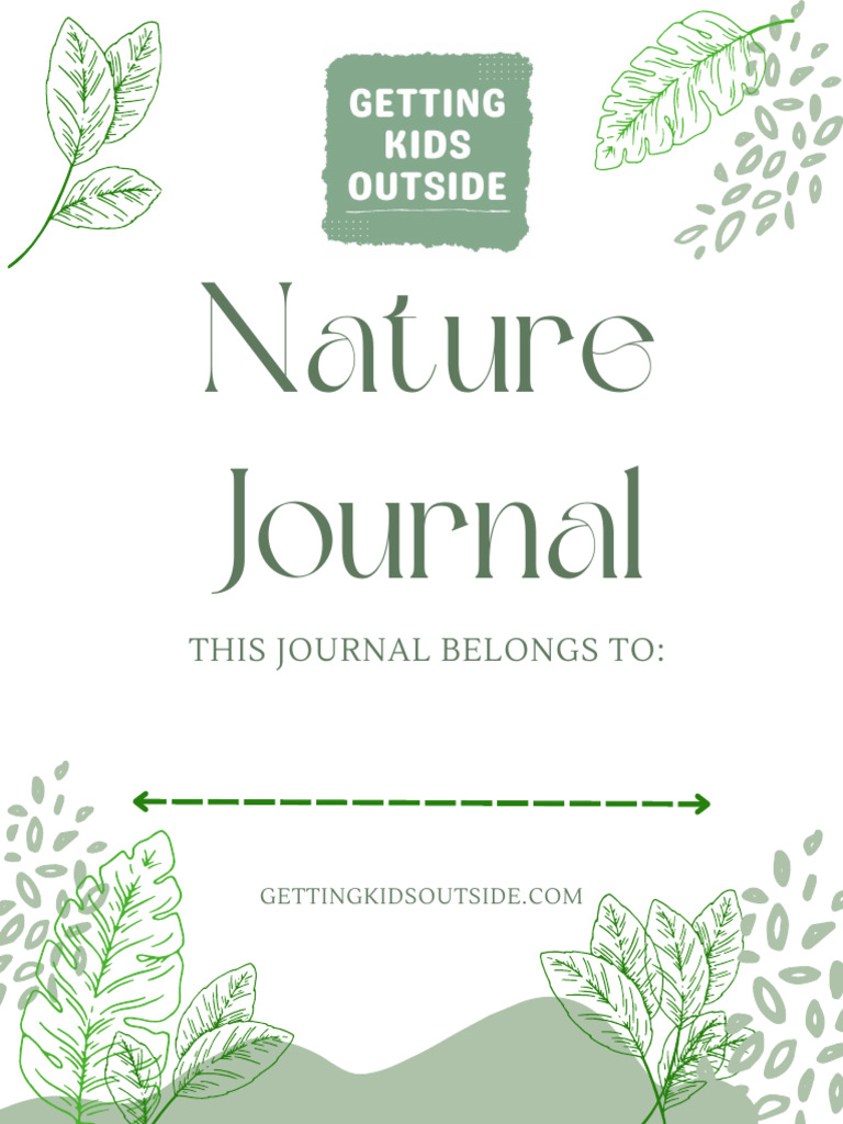 Nature Journal 1 | PDF