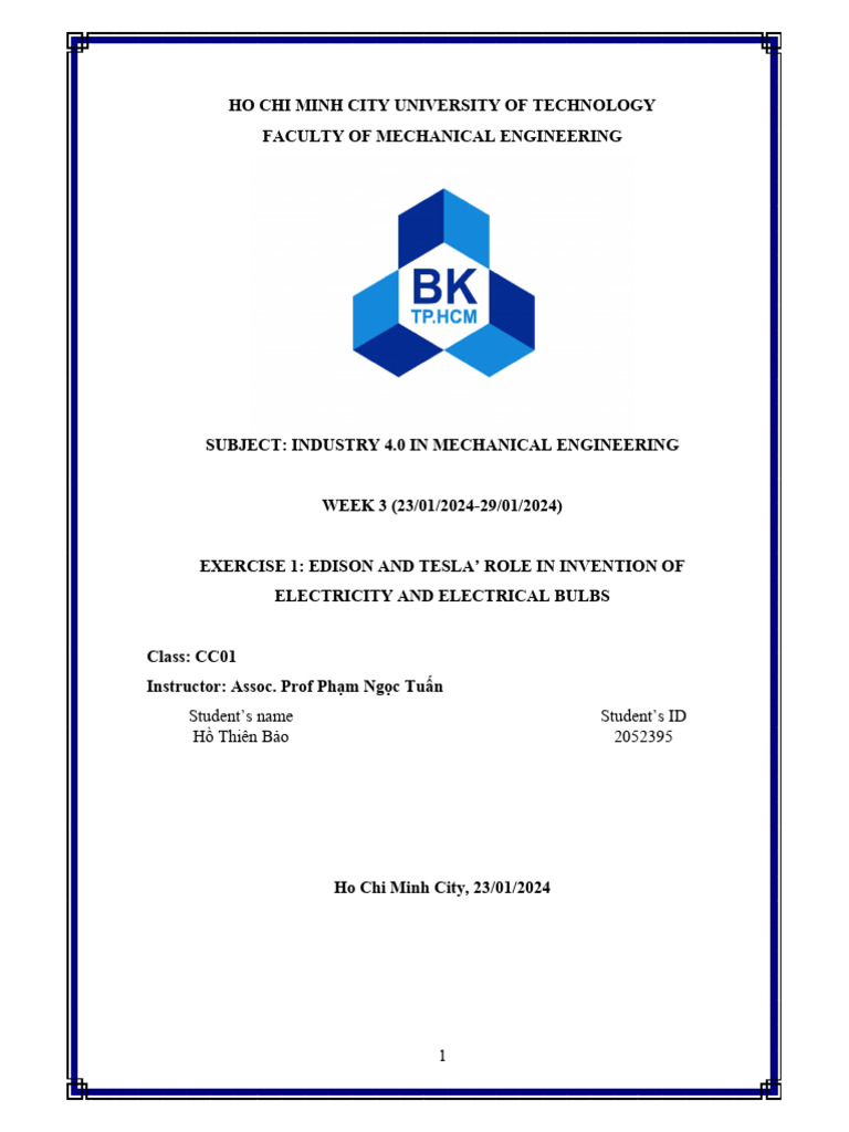 WEEK 3 - Exercise 1 | PDF | Incandescent Light Bulb | Alternating Current